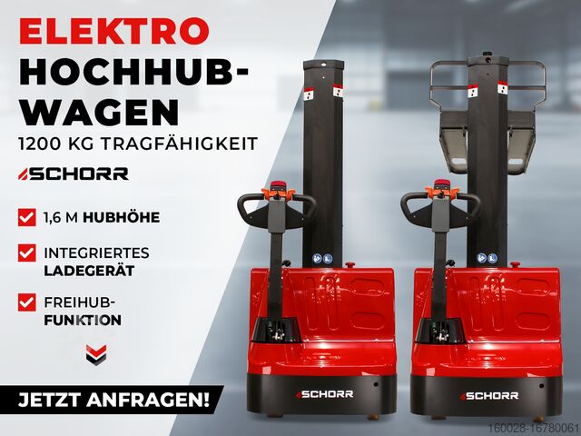 Kamioni sa paletama
SCHORR Hochhubwagen 1200KG Monomast Freihub