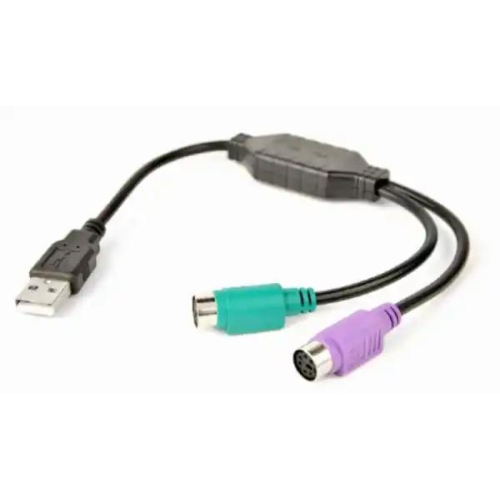 Adapter USB - 2 PS/2 CablExpert UAPS12-BK 30cm