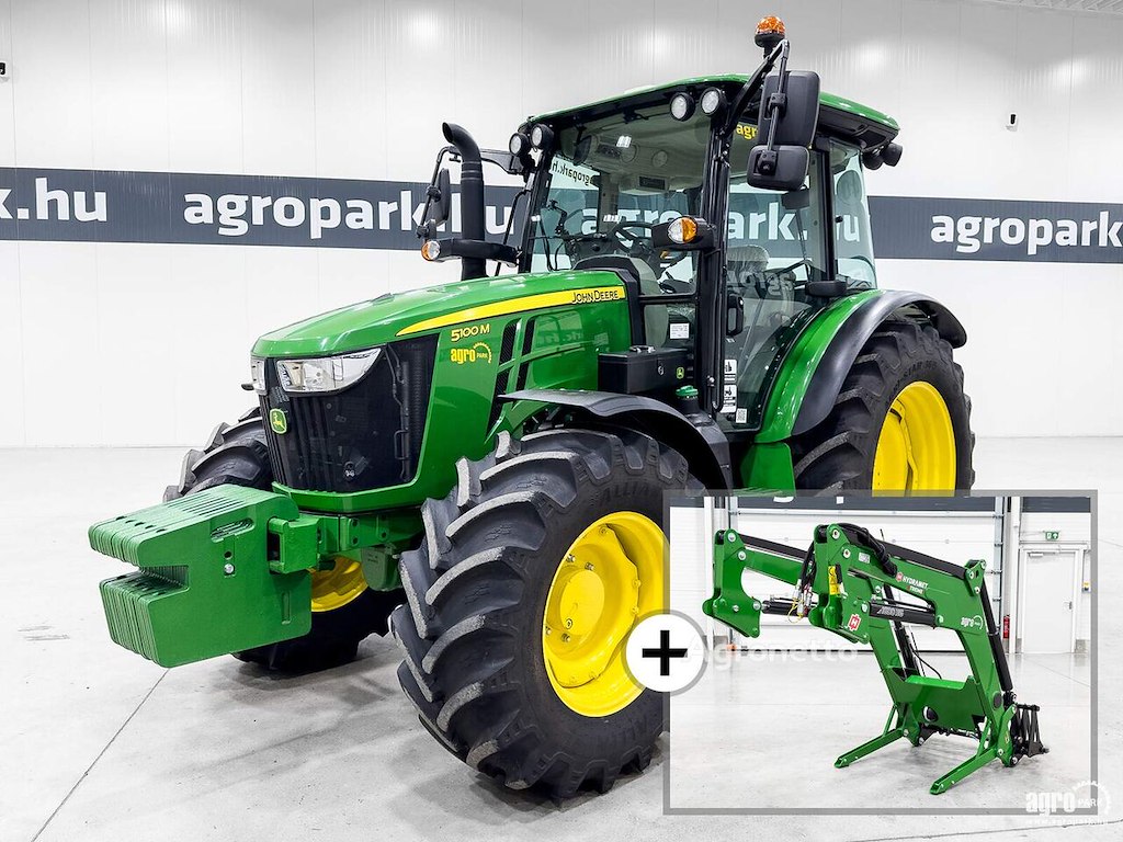 John Deere 5100M traktor točkaš