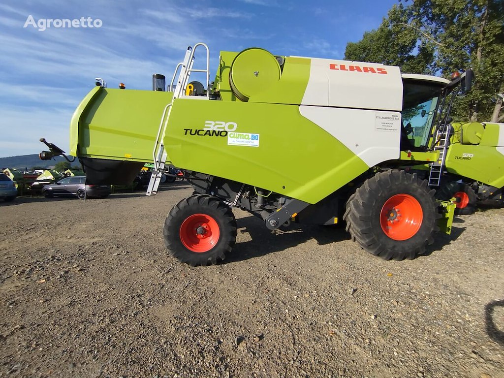 Claas Tucano 320 + heder kombajn za žito