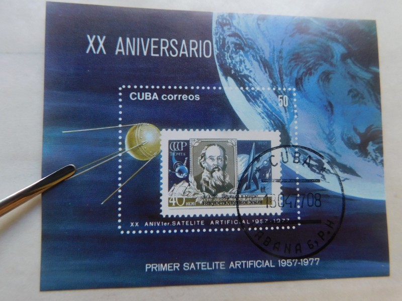 CORREOS DE CUBA 1977 BLOK