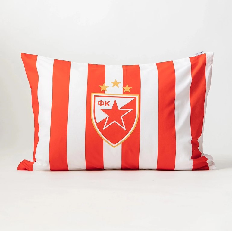 JASTUČNICA CRVENA ZVEZDA 50X70 CRVENE PRUGE