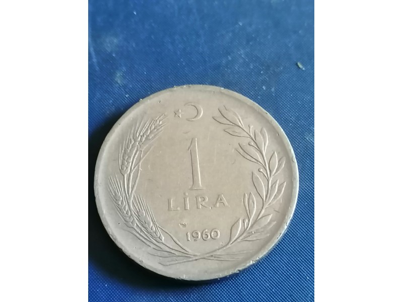 1 LIRA 1960. TURSKA