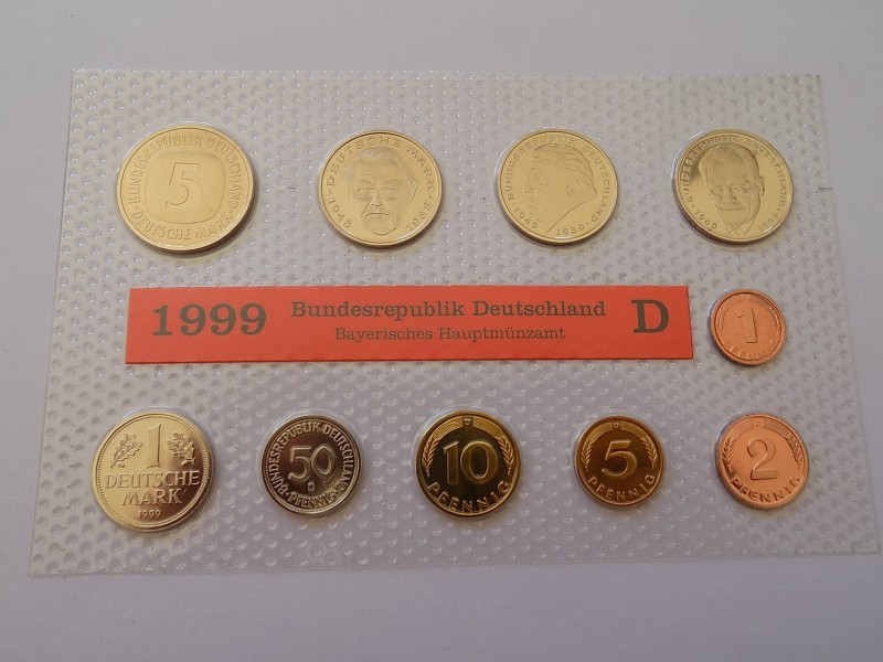 Nemačka Lot Maraka Lot D 1999 Godine,UNC