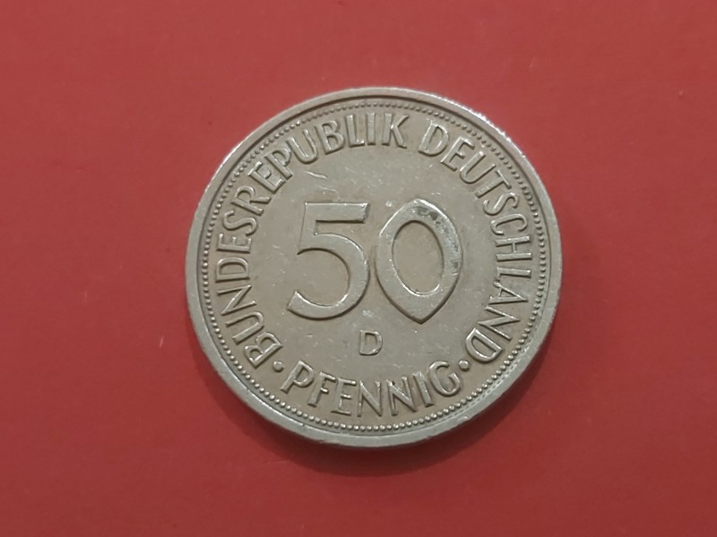 Nemačka - 50 pfennig 1982 god D