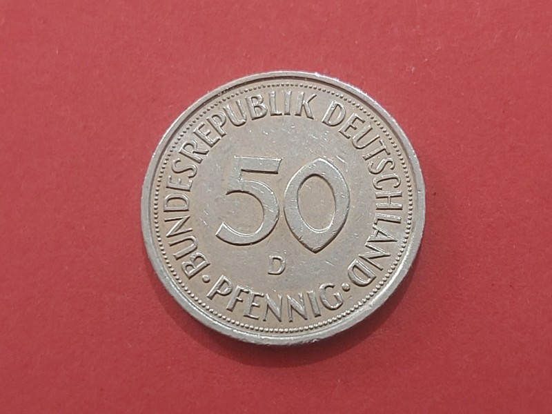 Nemačka - 50 pfennig 1984 god D