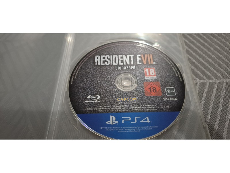 Resident evil 7 ps4