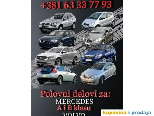 POLOVNI DELOVI ZA MERCEDES I VOLVO