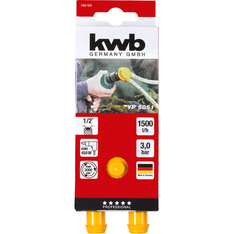 KWB – Mini Pumpa za pretakanje P 61 | SB, za bušilice sa vratom 43mm, 1/2″ – 49506100