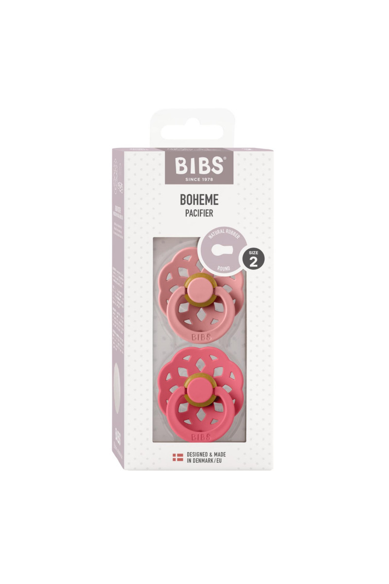 Bibs laža Boheme Dusty pink / Coral veličina 2