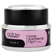 Gradivni kamuflažni gel za nadogradnju noktiju GALAXY UV/LED Nude II 15g