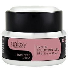 Gradivni kamuflažni gel za nadogradnju noktiju GALAXY UV/LED Skin Deep Jelly 15g