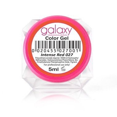 Kolor gel za nokte UV/LED GALAXY 5ml Intense Red G027