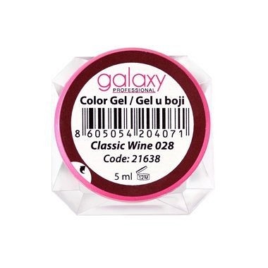 Kolor gel za nokte UV/LED GALAXY 5ml Classic Wine G028