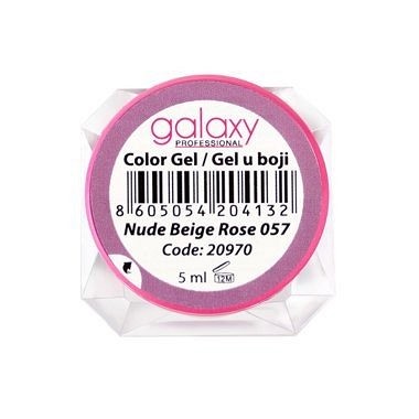 Kolor gel za nokte UV/LED GALAXY 5ml Nude Beige Rose G057