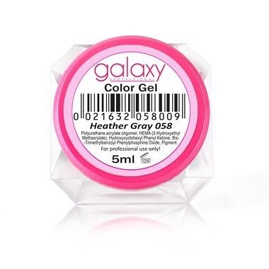 Kolor gel za nokte UV/LED GALAXY 5ml Heather Gray G058