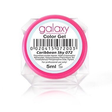 Kolor gel za nokte UV/LED GALAXY 5ml Caribbean Sky G072