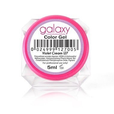 Kolor gel za nokte UV/LED GALAXY 5ml Violet Cream G127