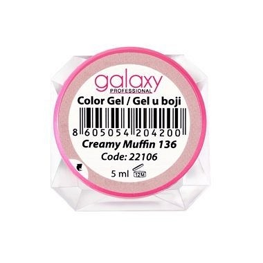 Kolor gel za nokte UV/LED GALAXY 5ml Creamy Muffin G136