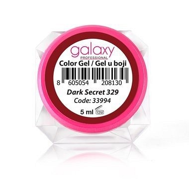 Kolor gel za nokte UV/LED GALAXY 5ml Dark Secret G329