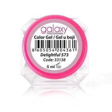 Kolor gel za nokte UV/LED GALAXY 5ml Delightful G573