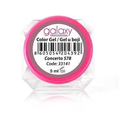 Kolor gel za nokte UV/LED GALAXY 5ml Concerto G578