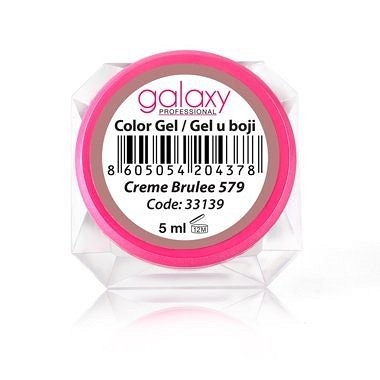 Kolor gel za nokte UV/LED GALAXY 5ml Creme Brulee G579