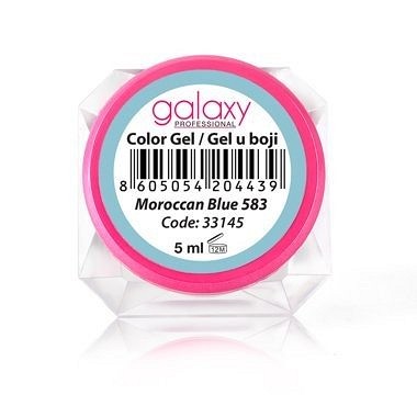 Kolor gel za nokte UV/LED GALAXY 5ml Moroccan Blue G583