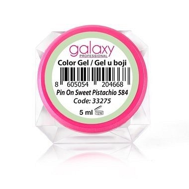 Kolor gel za nokte UV/LED GALAXY 5ml Pin On Sweet Pistachio G584