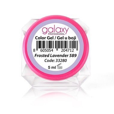 Kolor gel za nokte UV/LED GALAXY 5ml Frosted Lavender G589