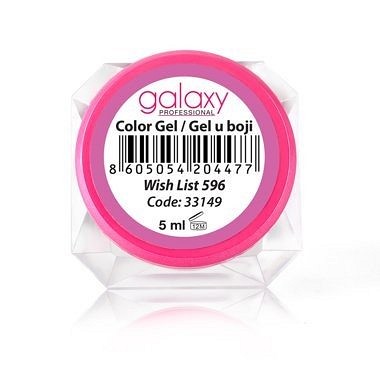 Kolor gel za nokte UV/LED GALAXY 5ml Wish List G596