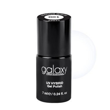 Trajni lak za nokte UV/LED GALAXY Hybrid 7ml 001 Strong White