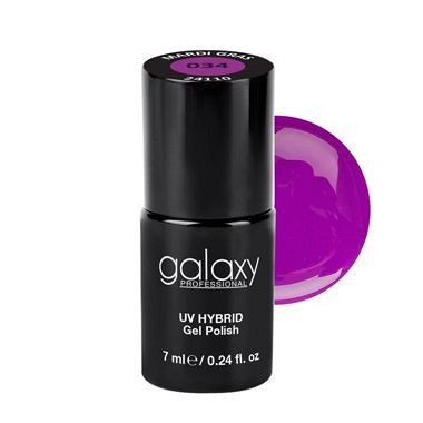 Trajni lak za nokte UV/LED GALAXY Hybrid 7ml 034 Mardi Gras