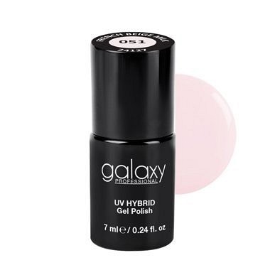 Trajni lak za nokte UV/LED GALAXY Hybrid 7ml 051 French Beige Milk