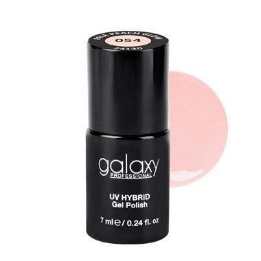 Trajni lak za nokte UV/LED GALAXY Hybrid 7ml 054 Pale Peach Glow