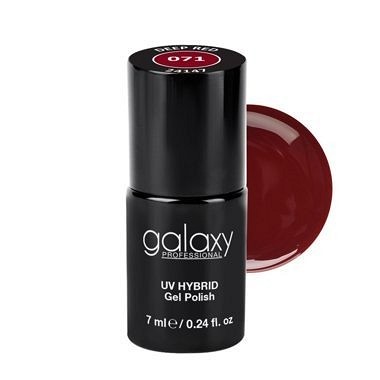 Trajni lak za nokte UV/LED GALAXY Hybrid 7ml 071 Deep Red