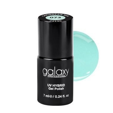 Trajni lak za nokte UV/LED GALAXY Hybrid 7ml 073 Caribbean Sea