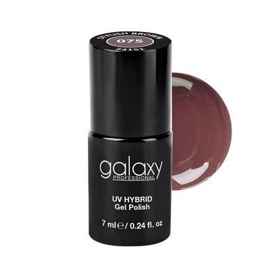 Trajni lak za nokte UV/LED GALAXY Hybrid 7ml 075 Stylish Brown