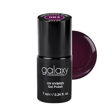 Trajni lak za nokte UV/LED GALAXY Hybrid 7ml 083 Burgundy Wine