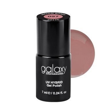 Trajni lak za nokte UV/LED GALAXY Hybrid 7ml 097 Indian Rose