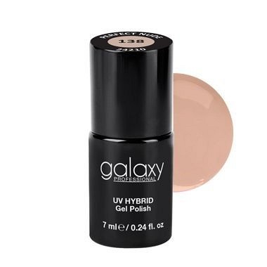 Trajni lak za nokte UV/LED GALAXY Hybrid 7ml 138 Perfect Nude