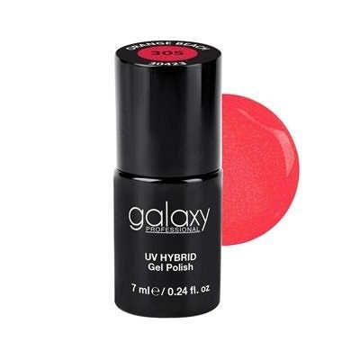 Trajni lak za nokte UV/LED GALAXY Hybrid 7ml 305 Orange Beach