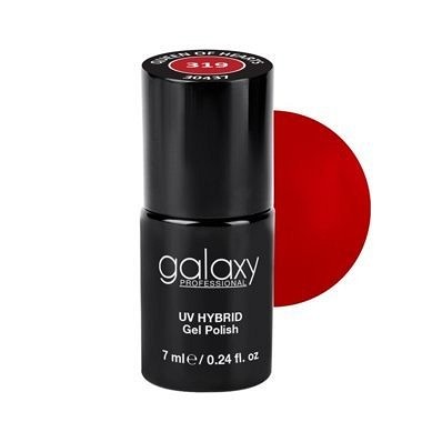 Trajni lak za nokte UV/LED GALAXY Hybrid 7ml 319 Queen of Hearts