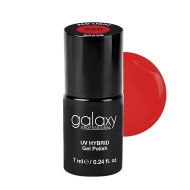 Trajni lak za nokte UV/LED GALAXY Hybrid 7ml 320 Red Light