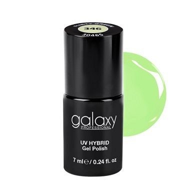 Trajni lak za nokte UV/LED GALAXY Hybrid 7ml 346 Flirty Green