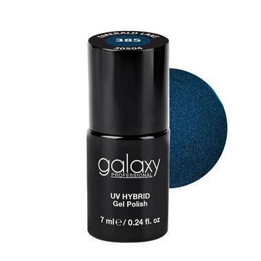 Trajni lak za nokte UV/LED GALAXY Hybrid 7ml 385 Emerald Lake