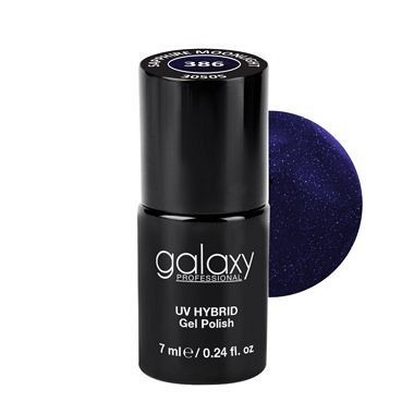 Trajni lak za nokte UV/LED GALAXY Hybrid 7ml 386 Sapphire Moonlight