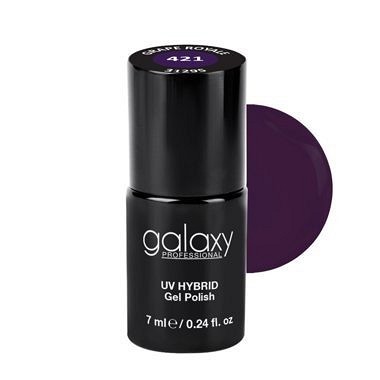 Trajni lak za nokte UV/LED GALAXY Hybrid 7ml 421 Grape Royale