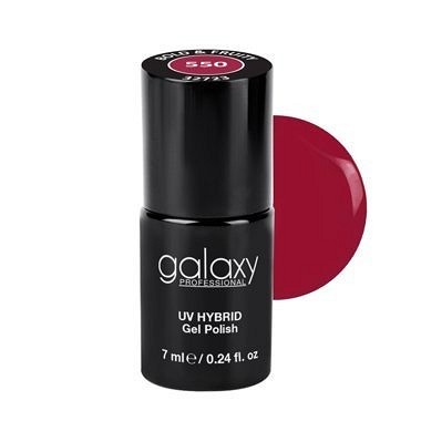 Trajni lak za nokte UV/LED GALAXY Hybrid 7ml 550 Bold & Fruity