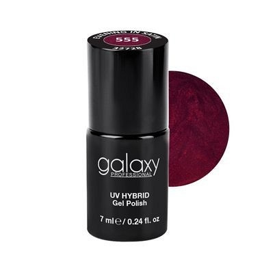 Trajni lak za nokte UV/LED GALAXY Hybrid 7ml 555 Evening in Satin